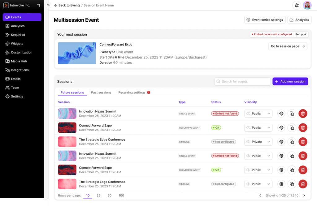 Event Series — Sequel.io