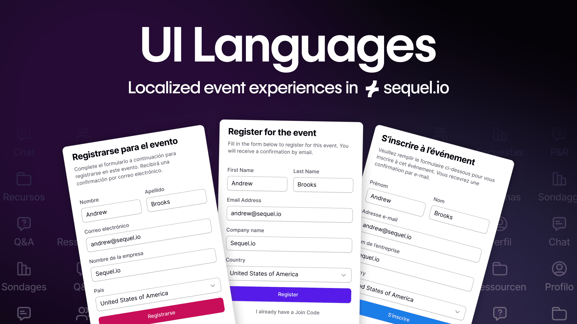 UI Languages — Sequel.io